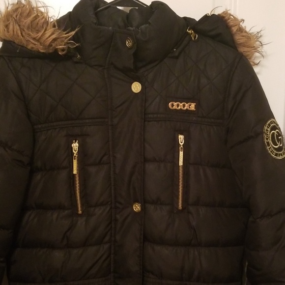 COOGI | Jackets & Coats | Coogi Black Puffer Long Winter Coat Jacket ...